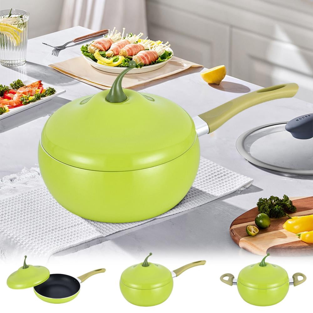 Outoloxit Small Pot, Kitchen Fine Nonstick Pan Nonstick Pan Household ...