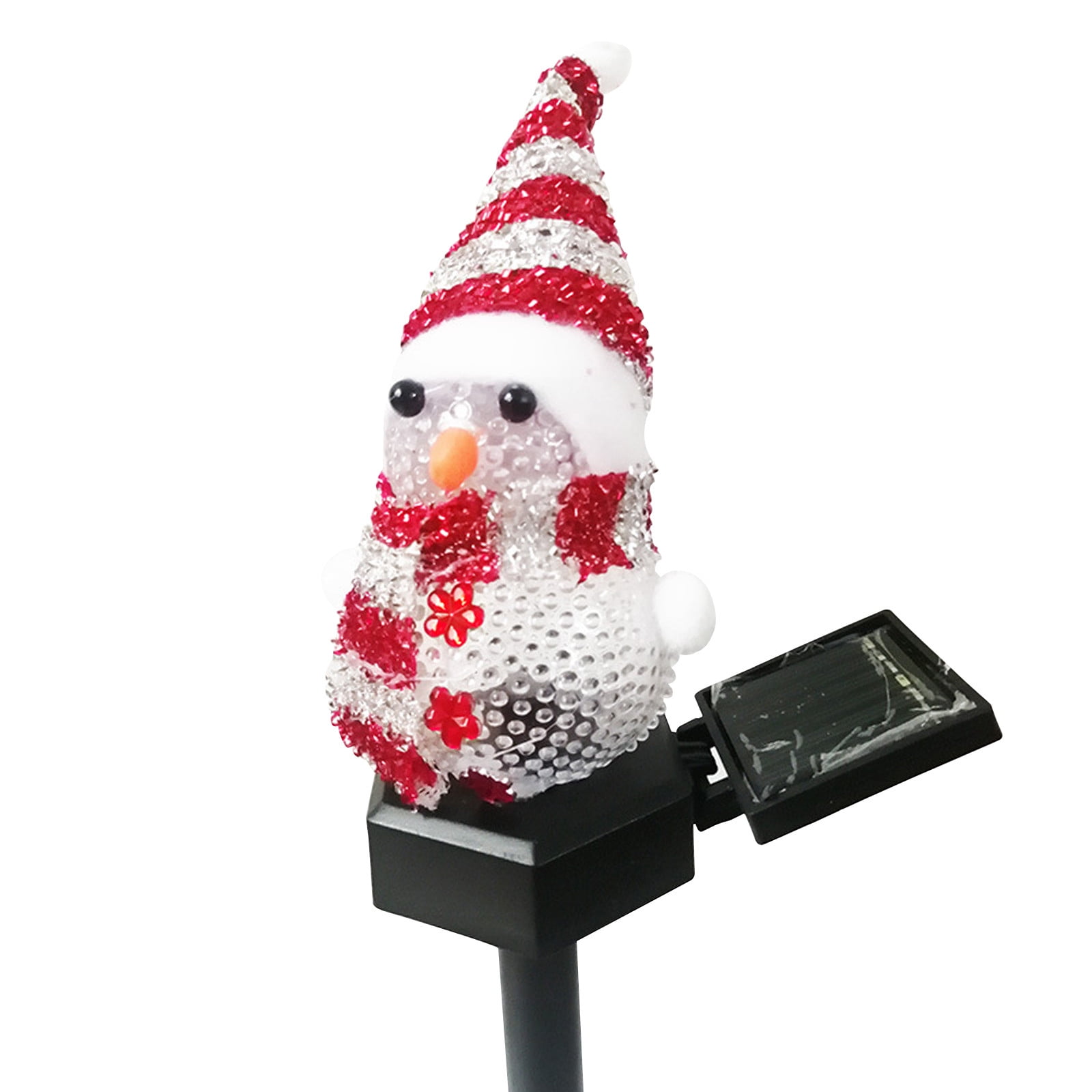 Outoloxit Snowman Outdoor Christmas Decorations Solar Snowman Garden ...