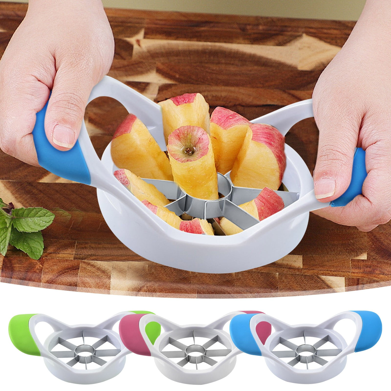 Outoloxit Stainless Steel Slicer Corer, Multi-Fruit Cutter Divider with ...
