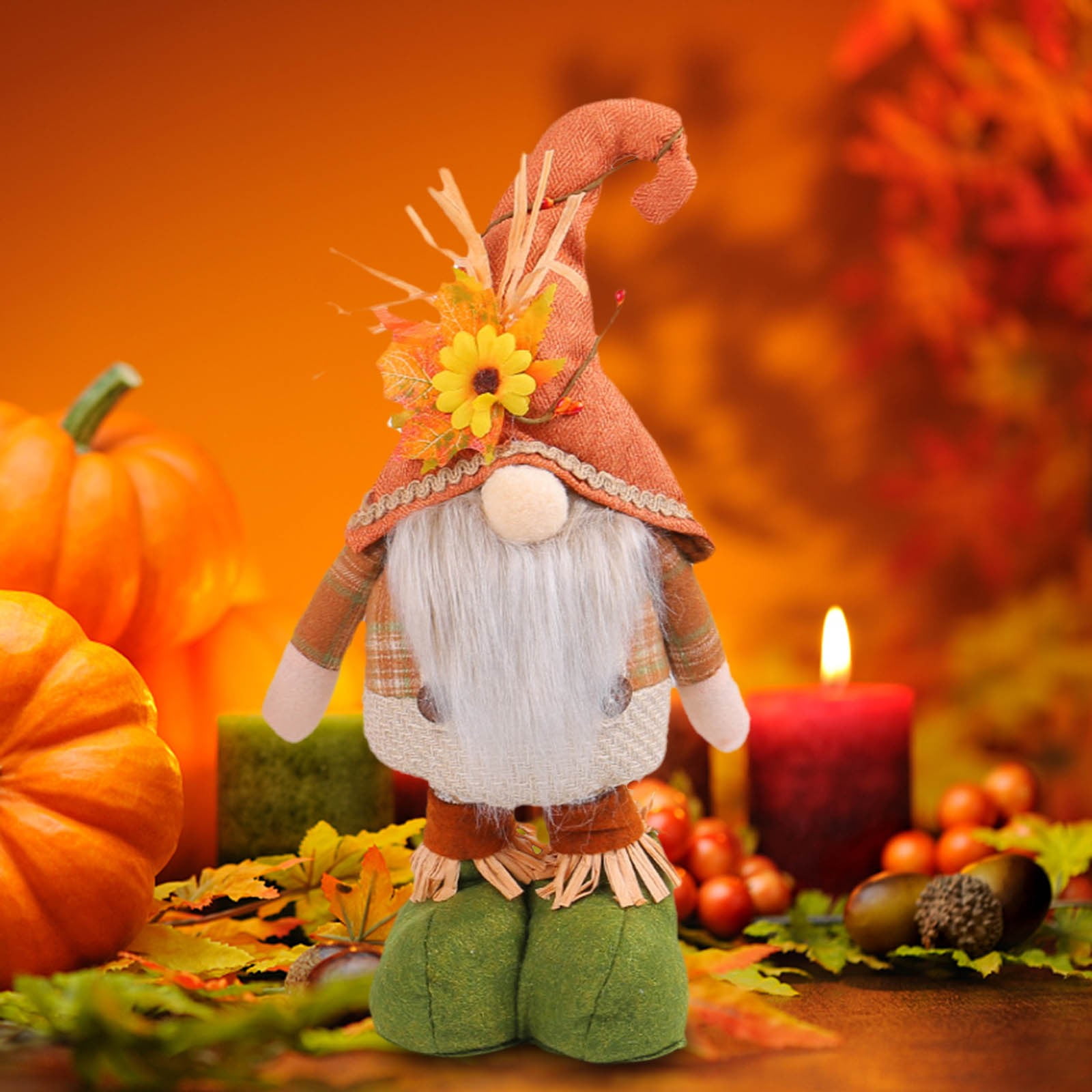 Outoloxit Thanksgiving Decorations Thanksgiving Scarecrow Doll Series ...