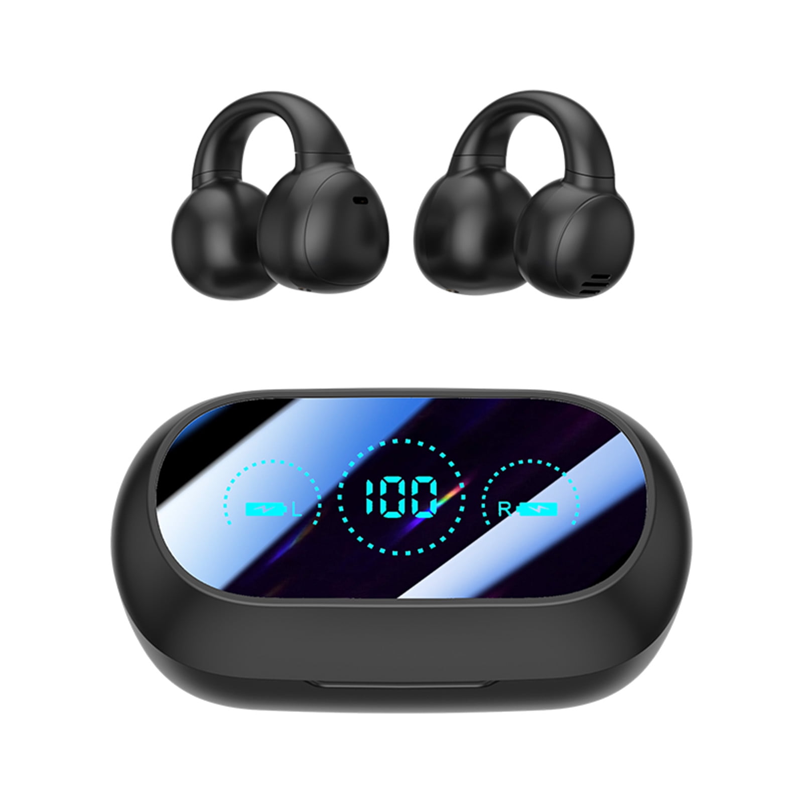 Outoloxit Wireless Bluetooth Earphones, Ear Clip Style No Sensation ...