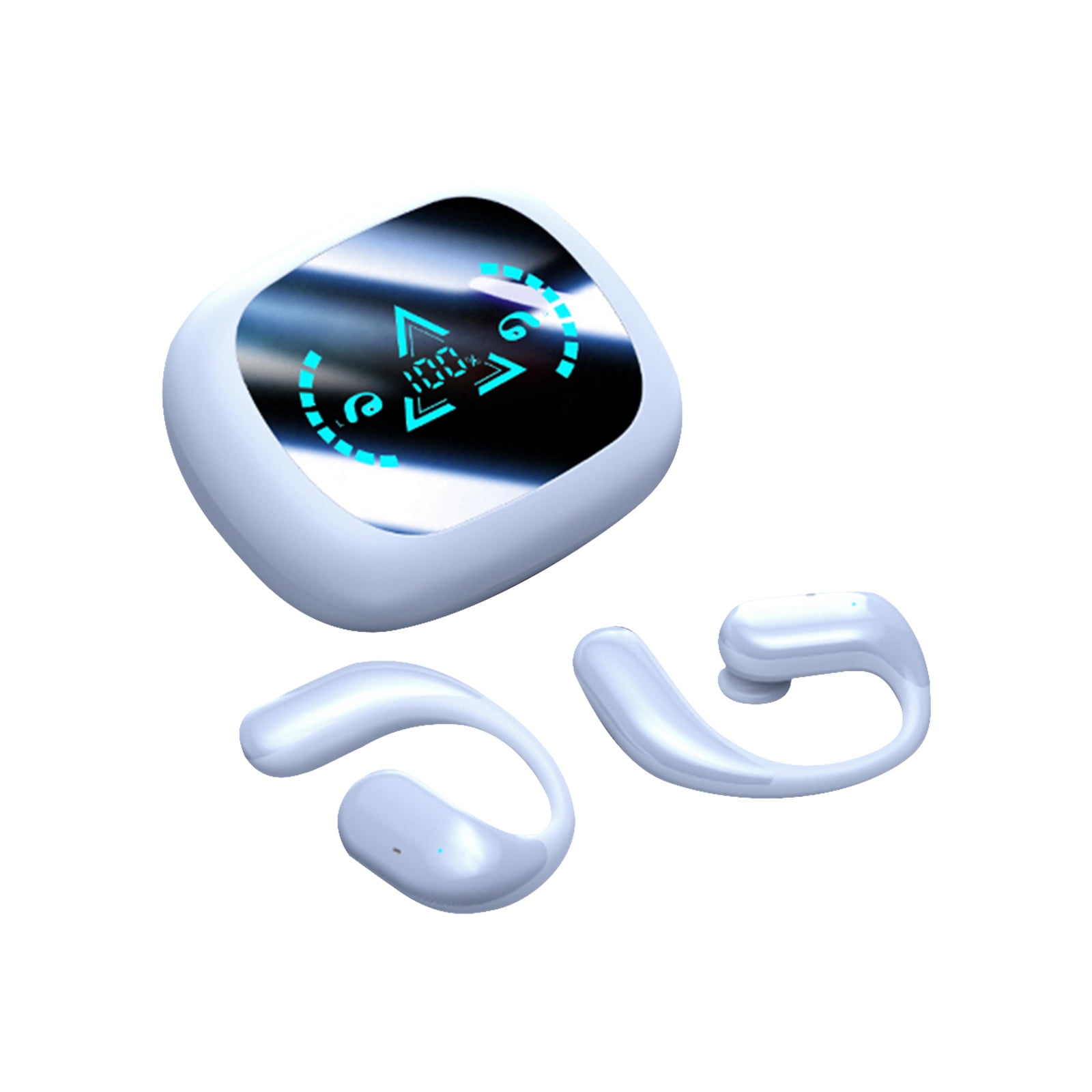 Outoloxit Wireless Bluetooth Earphones High-end Mirror Digital Display ...