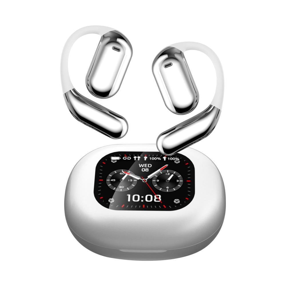 Outoloxit Wireless Earbuds, New Open Ear Hanging LCD Screen Sports ...