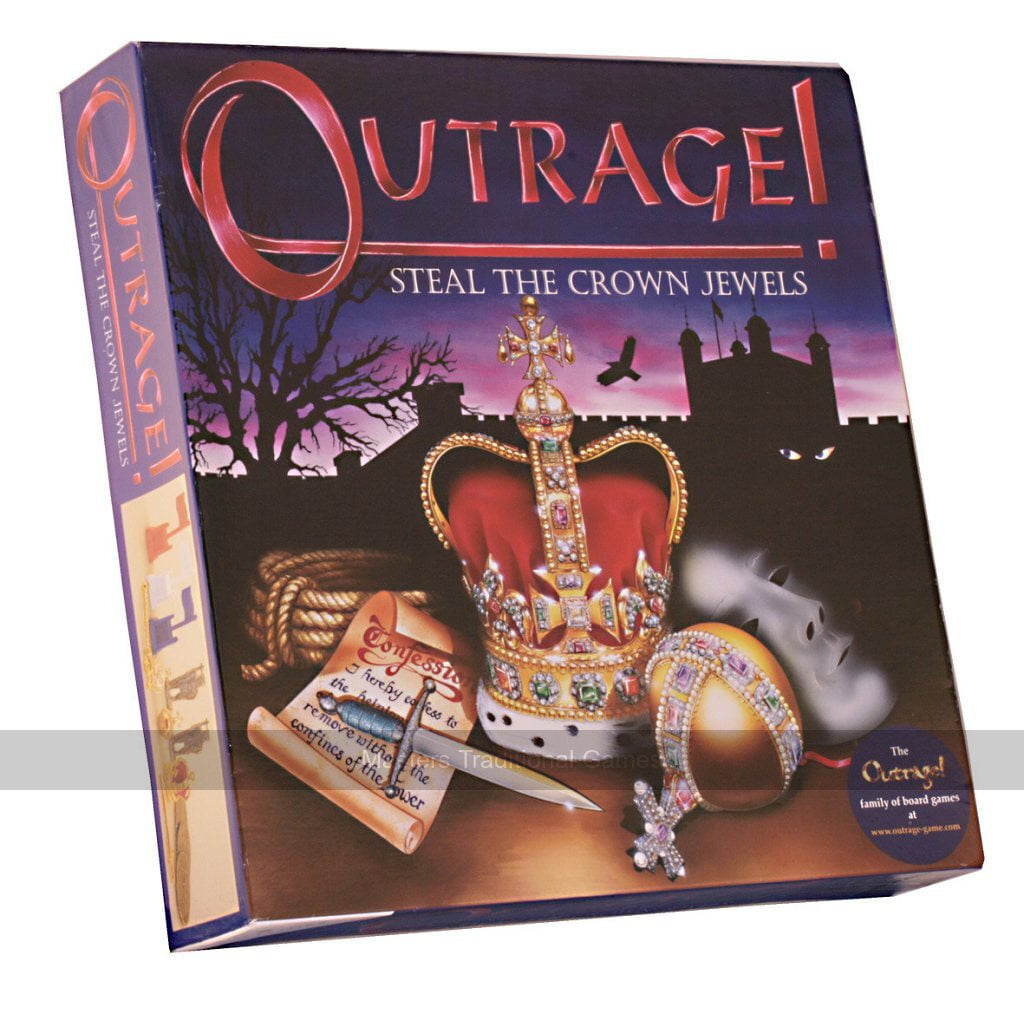 Outrage! Steal the Crown Jewels board game - Walmart.com