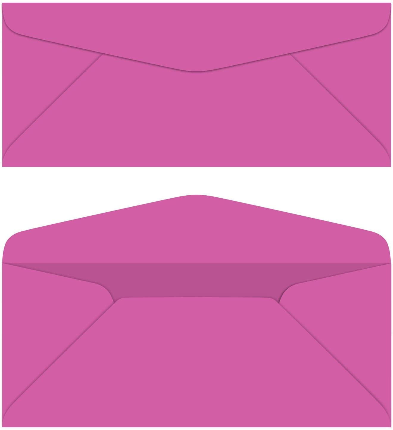 Orchid #10 Business Color Mailing Envelopes | 4 1/8 X 9 ½ inches | 24lb ...