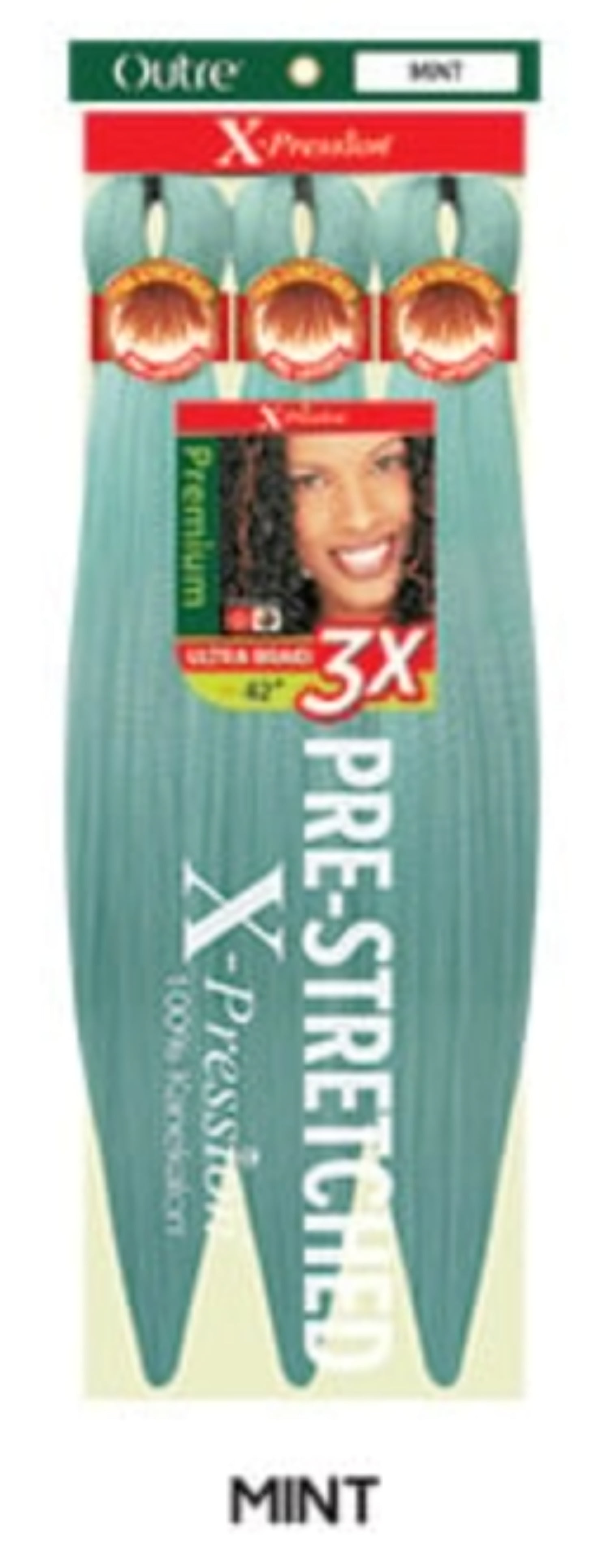 Outre 3x Xpression Pre-Stretched Braid 52in - Walmart.com