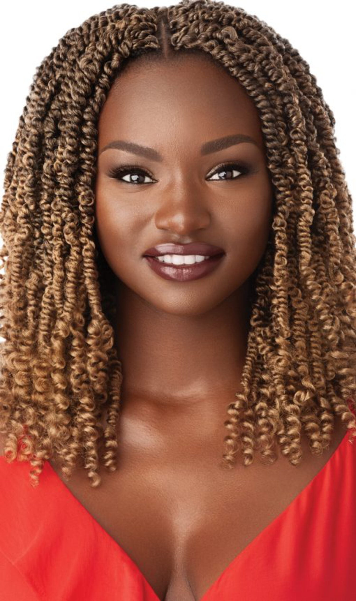 Outre Crochet Braids X-Pression Twisted Up Wavy Bomb Twist Curly Tip 12 ...