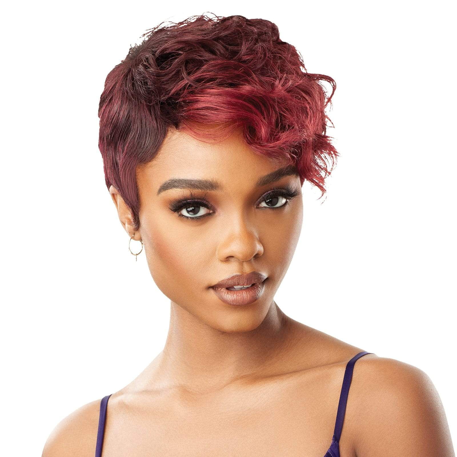 Outre Duby Wig Clipper Cut Human Hair Body Curl - Walmart.com