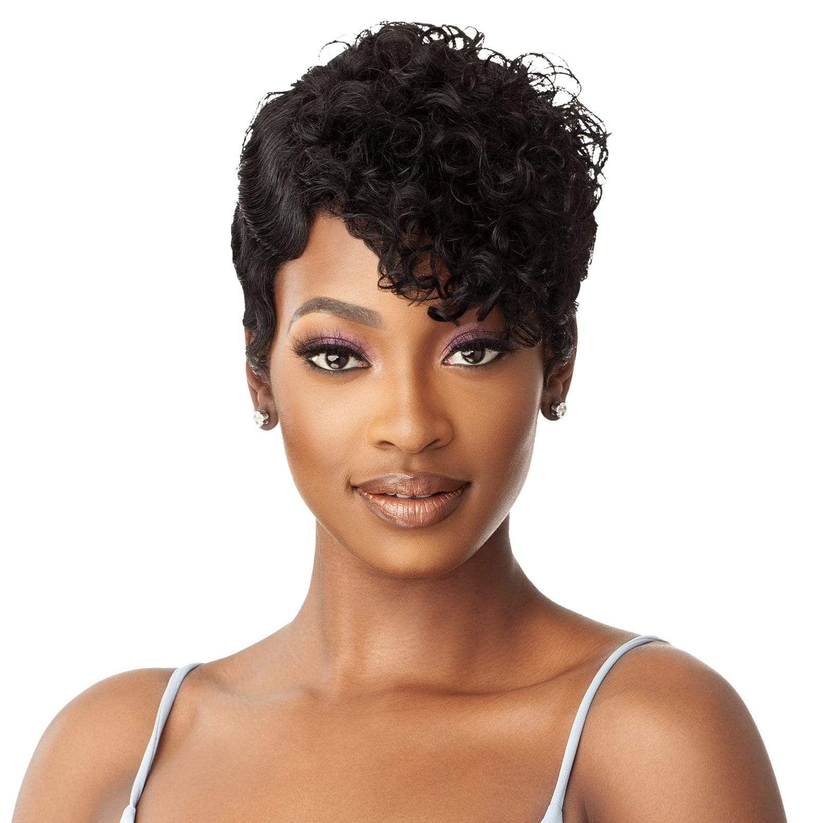 Outre Duby Wig Clipper Cut Human Hair Rose Curl - Walmart.com