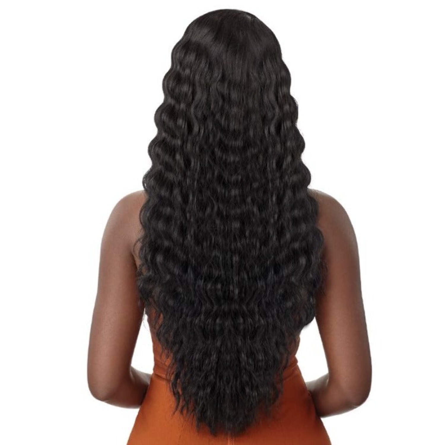 Outre HD Lace Front Wig Crimp Wave Synthetic Wig - Azalyn 28" - Walmart.com