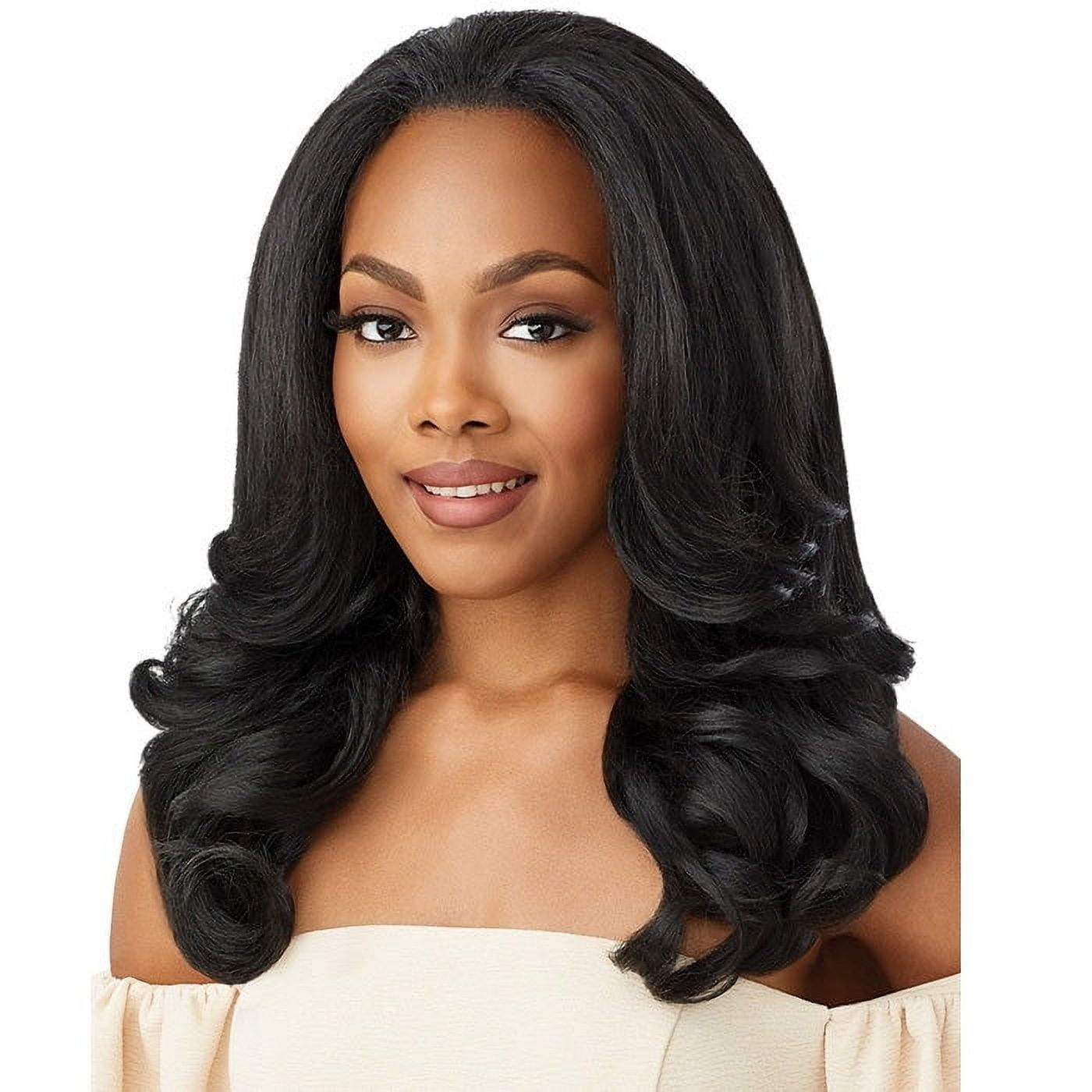 Outre Half Wig Quick Weave Neesha H301 (DR2/HAZ) - Walmart.com