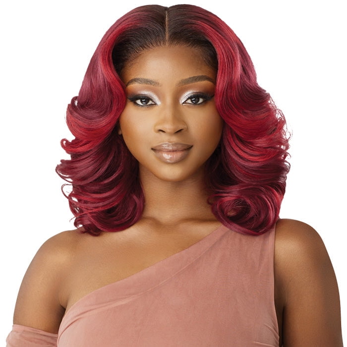 Outre Glueless Human Hair Blend 5X5 HD LACE CLOSURE WIG - HHB - BODY ...