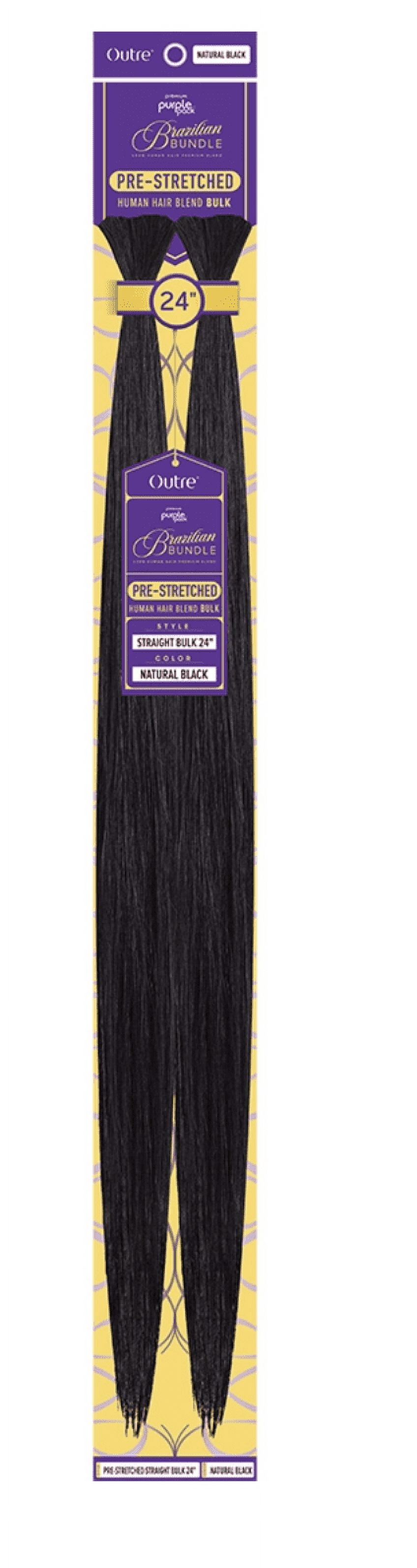 Outre Human Hair Blend Braids Premium Purple Pack Brazilian Bundle Pre ...