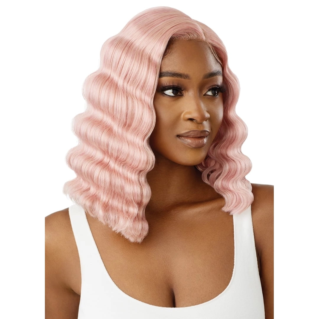 Outre Synthetic Hair Hd Lace Front Wig - Kiyah (Color:DRST CHOCOLATE ...