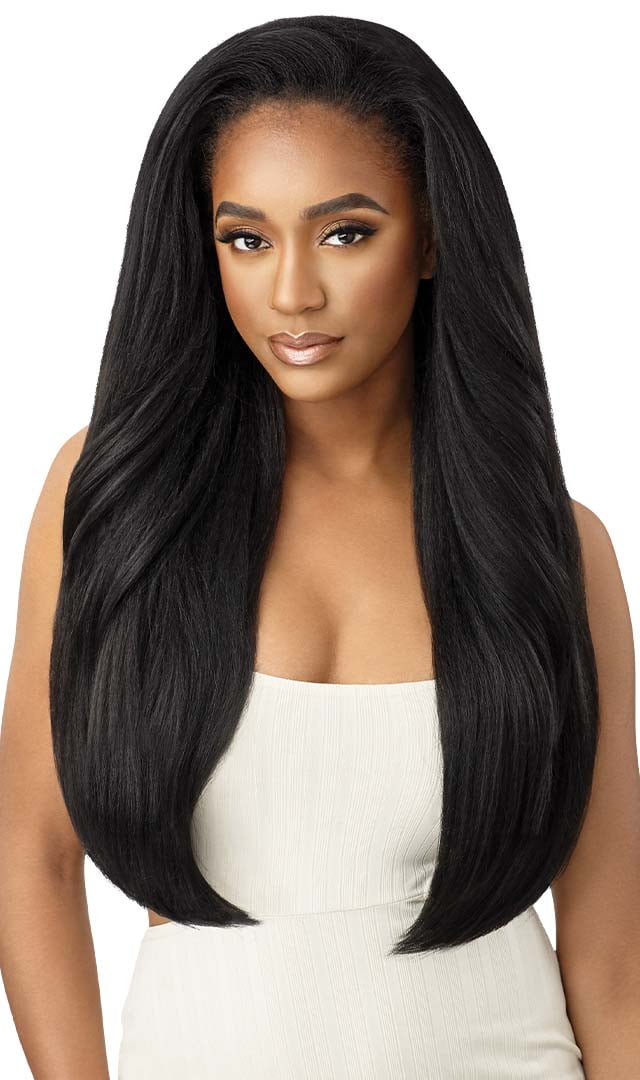 Outre Half Wig Quick Weave Neesha H303 (DR2/HNBRN) - Walmart.com