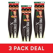 Outre Xpression Pre-Stretched Braiding Hair 3X's Pack - 72" - Walmart.com