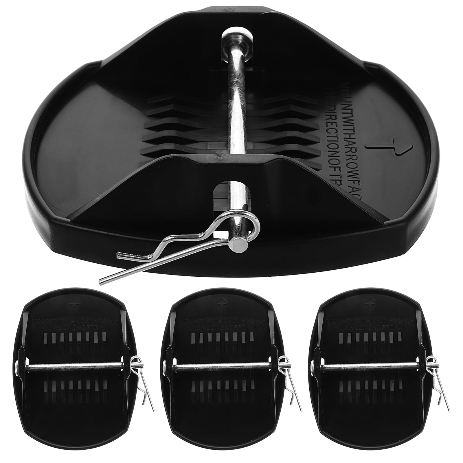 Outrigger Pad Trailer Jack Block for Leveling Jacks Pads Black ...