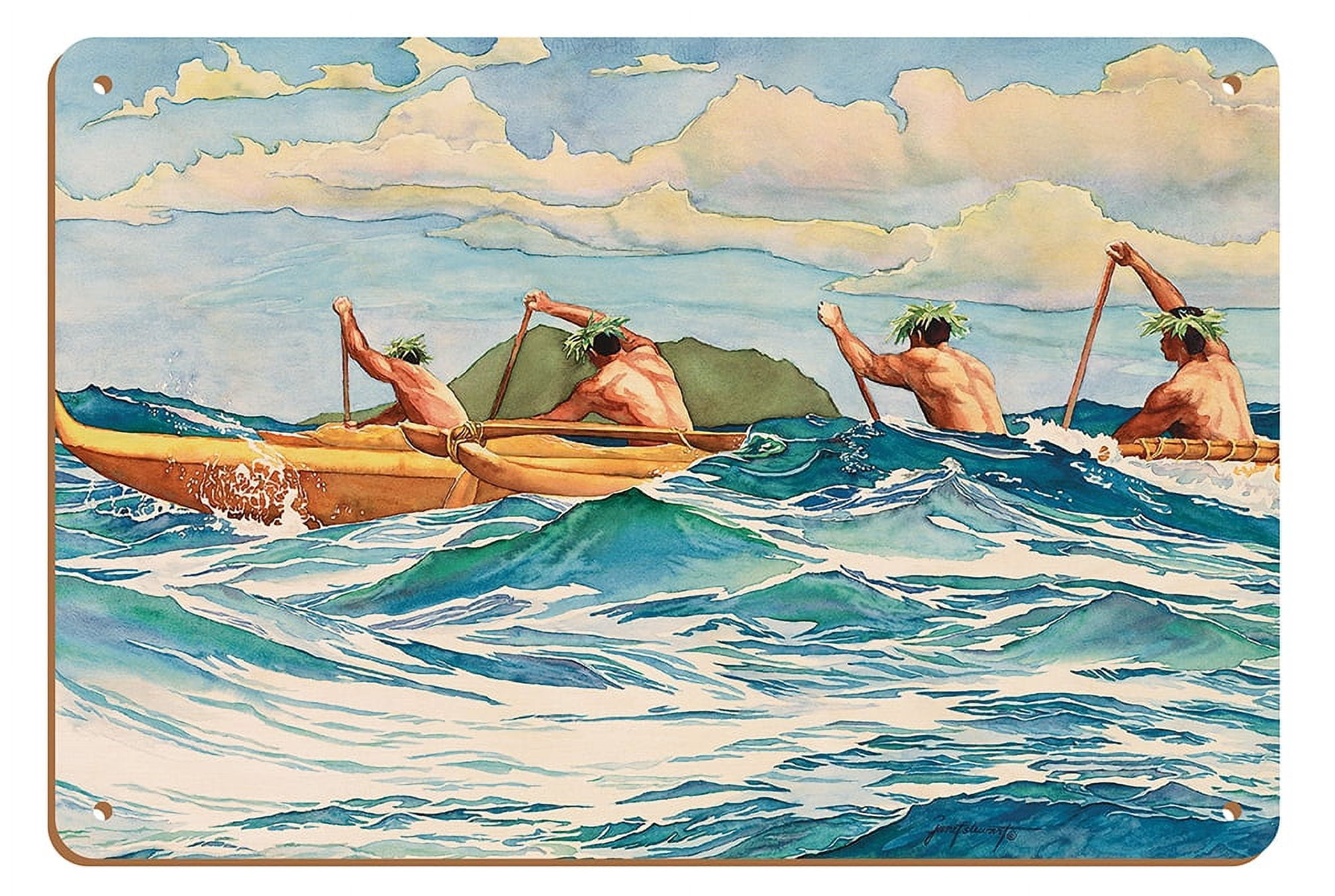 Outrigger at Sea (Ka Waʻa Ma Ke Kai) - Hawaiian Canoeing - From an ...
