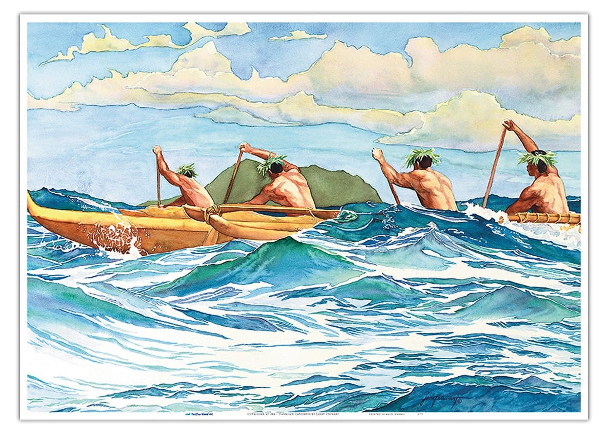 Outrigger at Sea (Ka Waʻa Ma Ke Kai) - Hawaiian Canoeing - From an ...