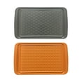 Outset Large Prep Trays Set of 2, Orange and Black, 17.2” x 10.5 ...