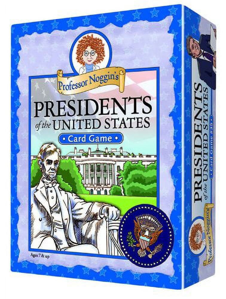 Outset Media 103517 Professor Noggins Card Games - Presidents of the ...
