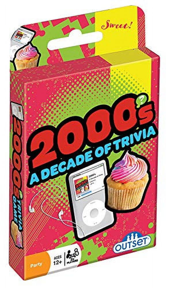 Outset Media 2000's A Decade of Trivia Travel Pack Card Game - for Ages ...