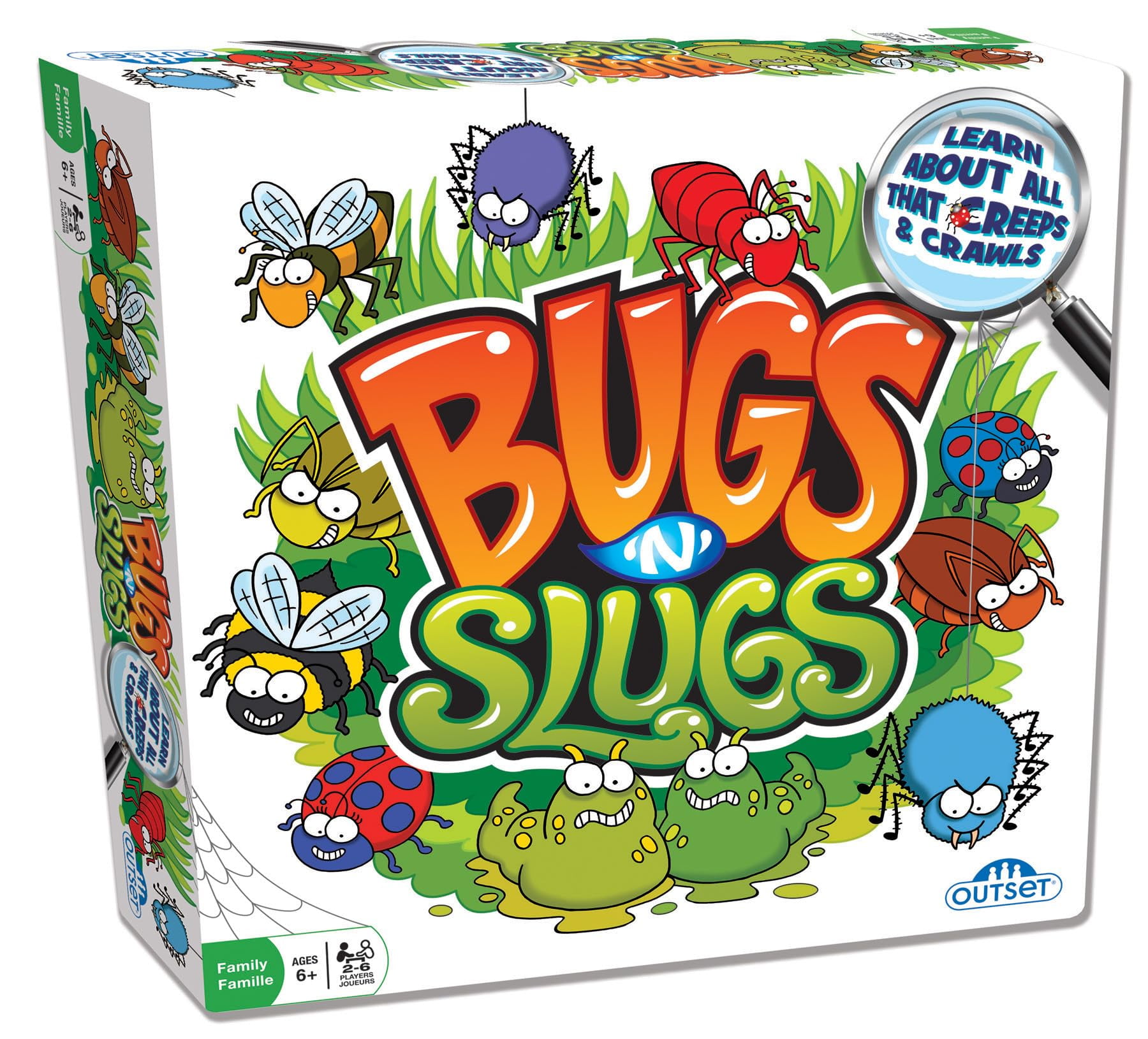 Outset Media Bugs 'N' Slugs Board Game - an Easy to Play Game All About ...