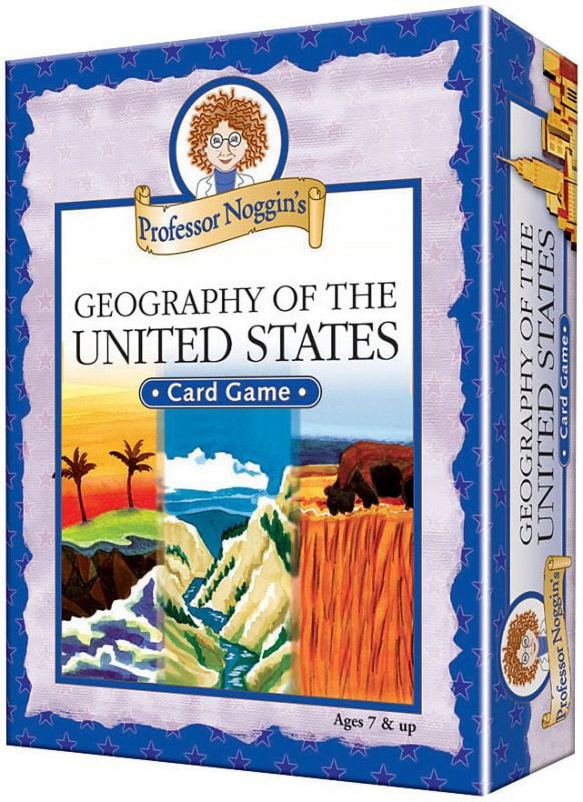 Outset Media - Professor Noggin's (Geography of The United States Card ...