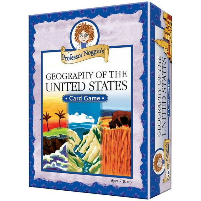 Outset Media - Professor Noggin's (Geography of The United States Card ...