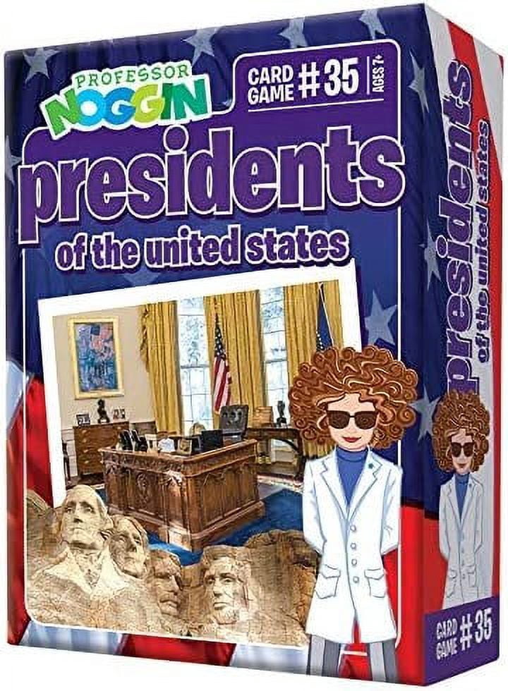 Professor Noggin's US Presidents Trivia Card Game - Play & Learn ...