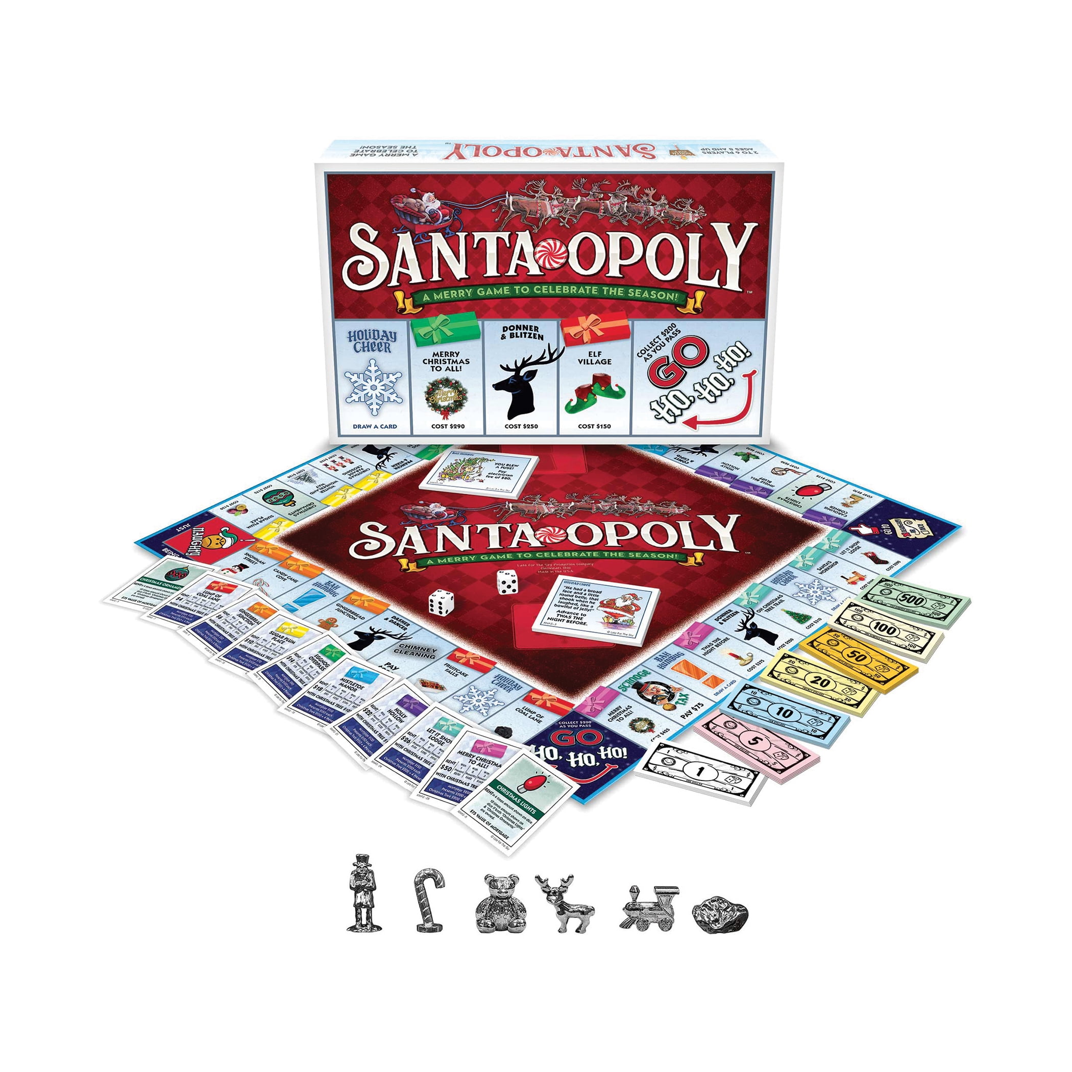 Outset Media Santa-Opoly Board Game - Walmart.com