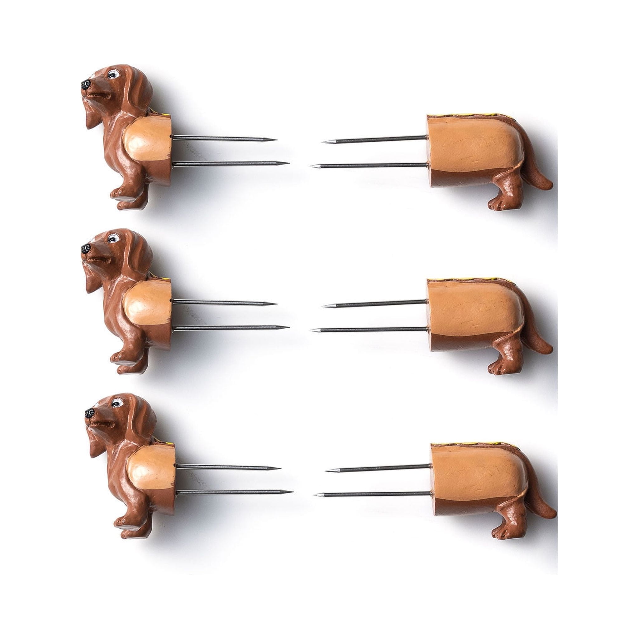 Outset, Stainless Steel Corn Holders, Set of 8, Dachshund Theme ...