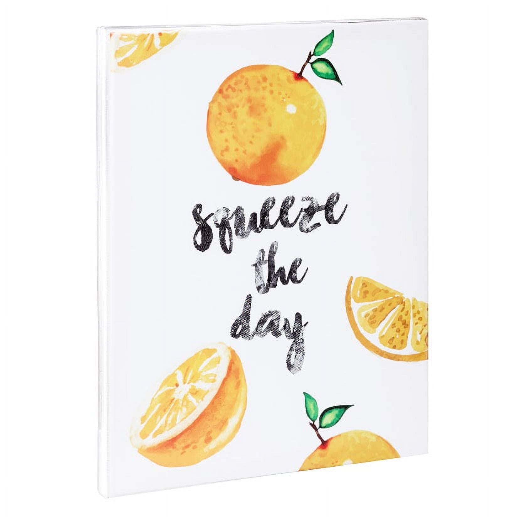 OUTSHINE Orange Framed Canvas Wall Art 12" x 16" | Positive Quotes Wall ...