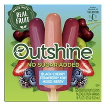 Outshine Pineapple, Watermelon, and Mango Frozen Fruit Pops, Variety ...