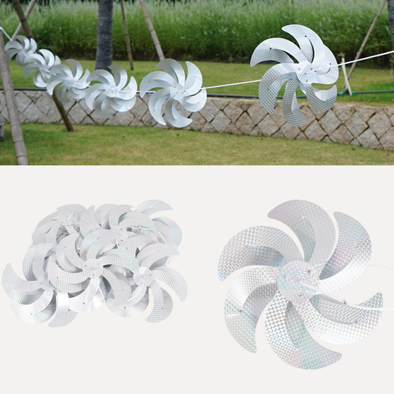 Outside Drive Bird Windmill Orchard Fish Pond Bird Drive Bird Rotating ...