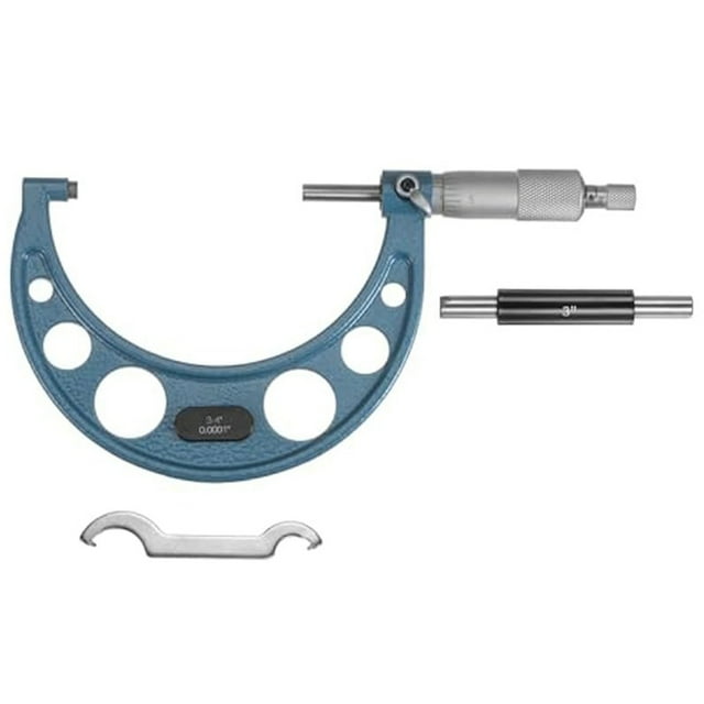 Outside Micrometer,3-4 Inch Machinist Micrometer, 0.0001 Inch ...