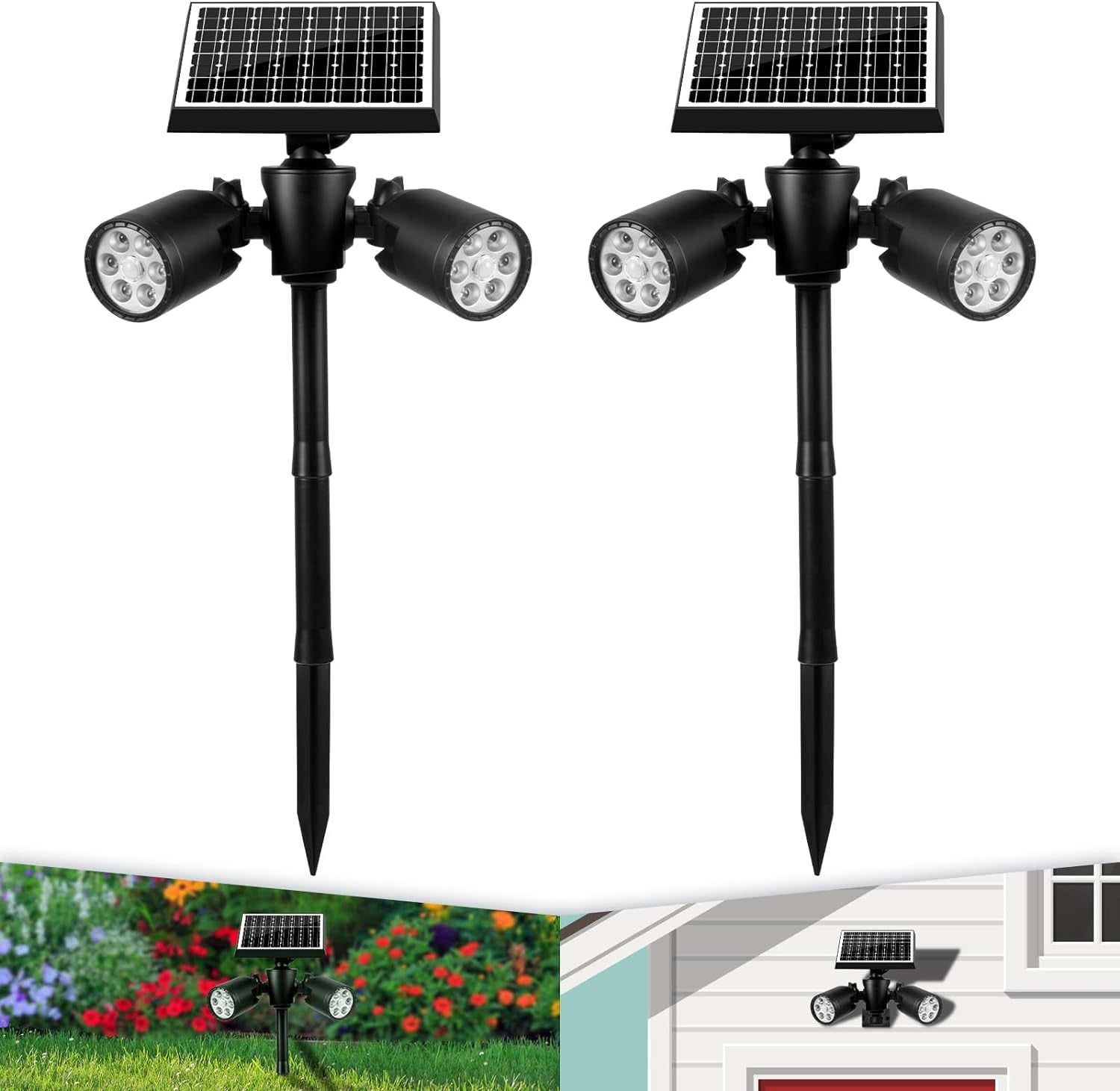 Outside Motion Solar Lights, Auto Detect On/Off or Always On Security ...