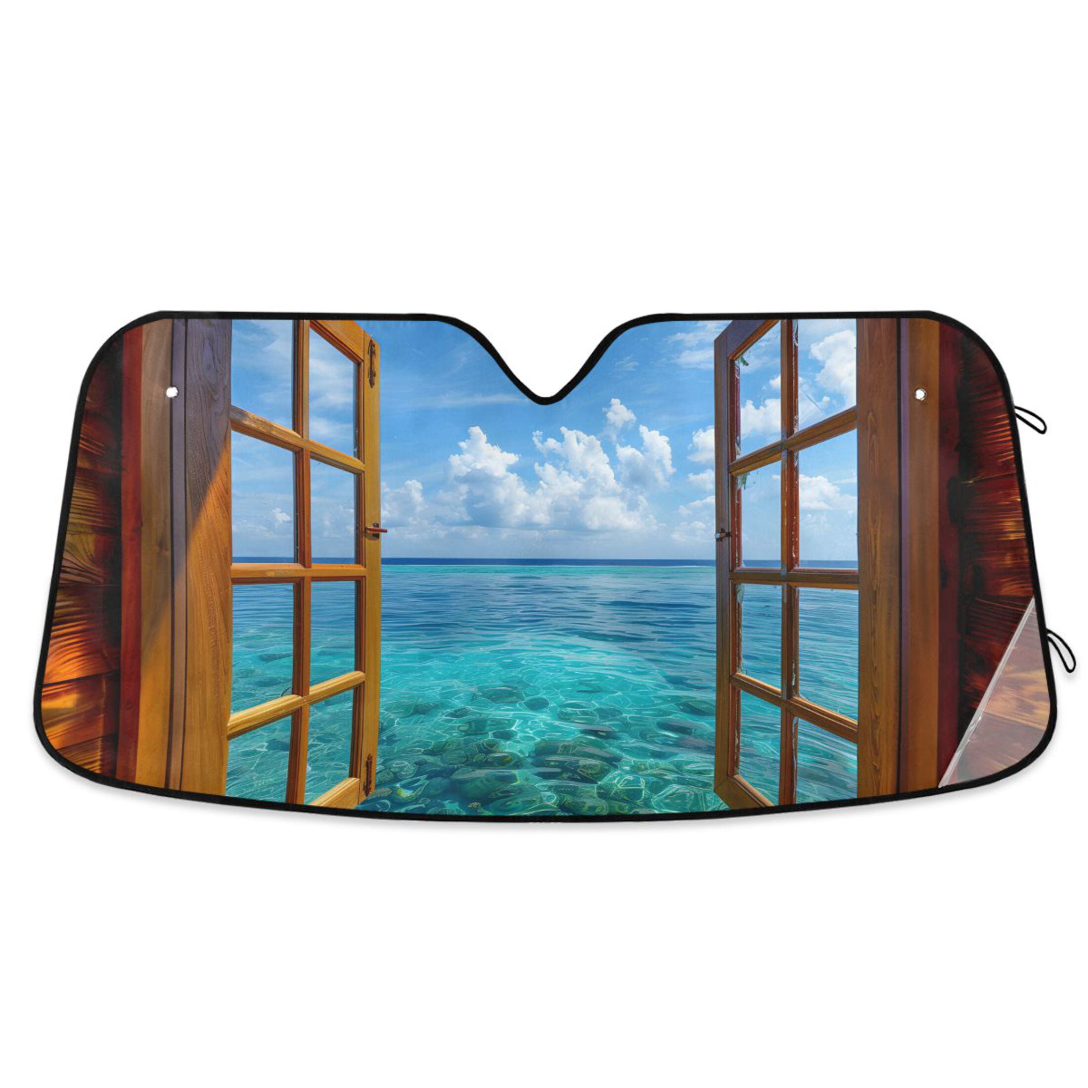 Outside The Window Car Windshield Sun Shade Reflector Sunshade Foldable ...