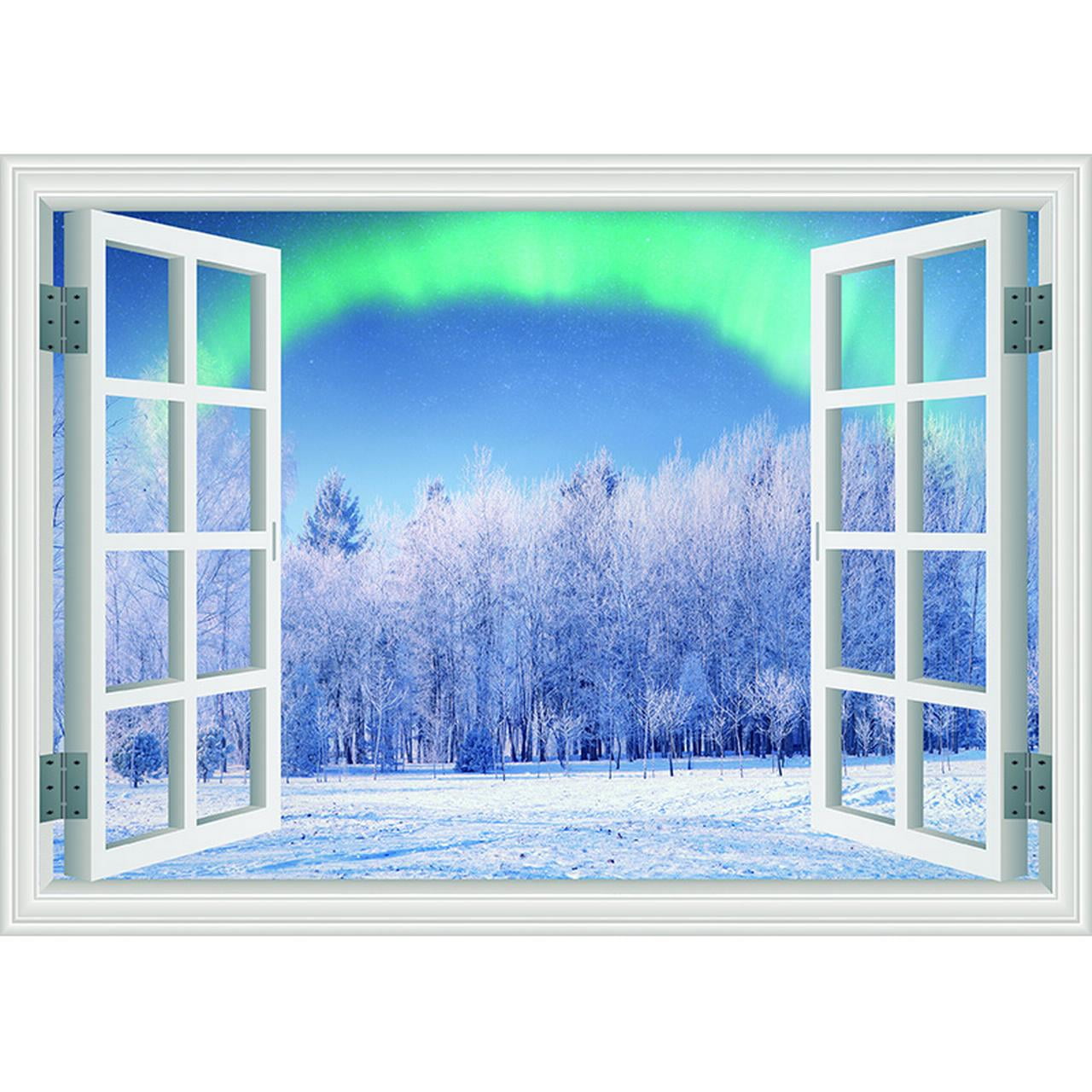 Outside The Window Natural Scenery Photography Background Indoor ...