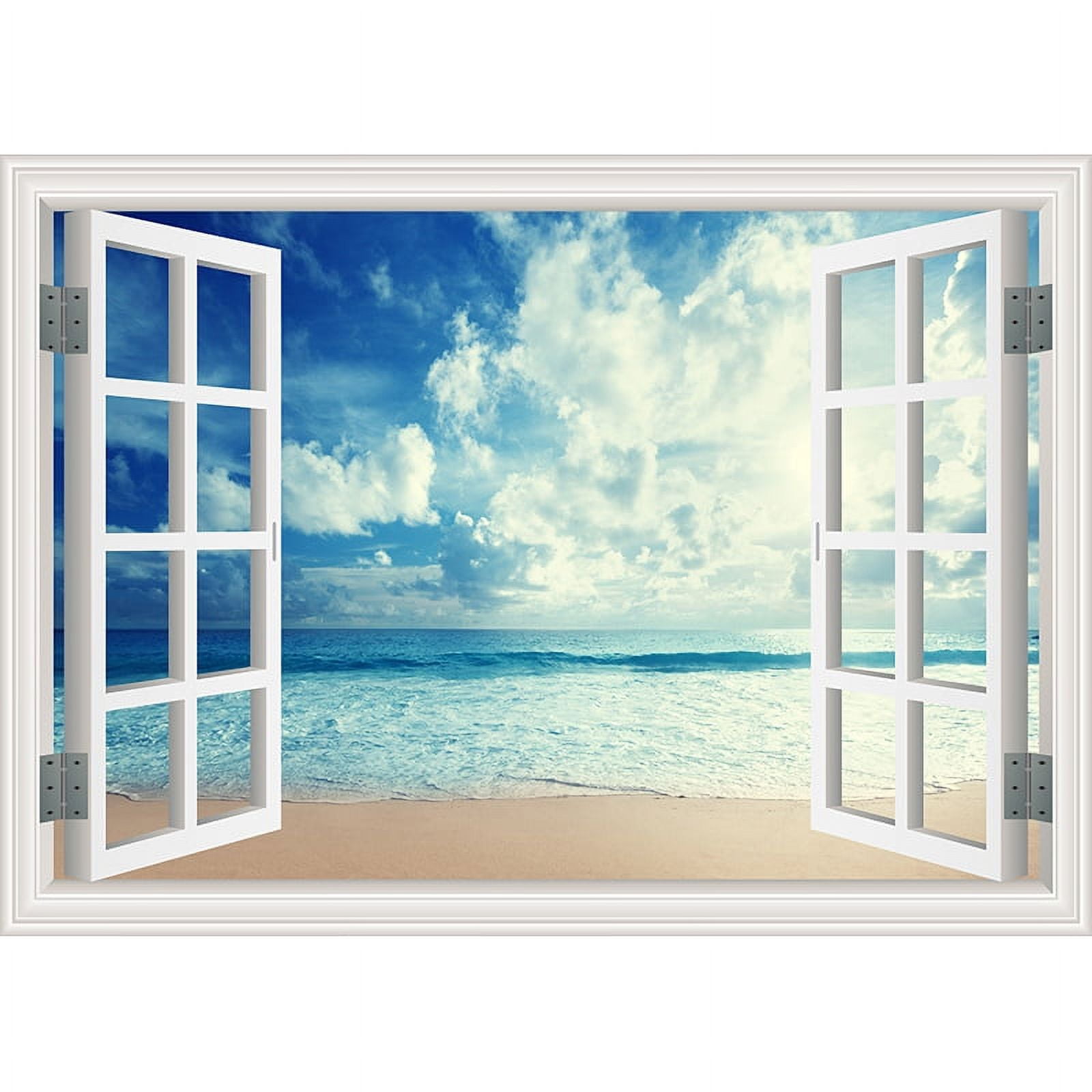 Outside The Window Natural Scenery Photography Background Indoor ...