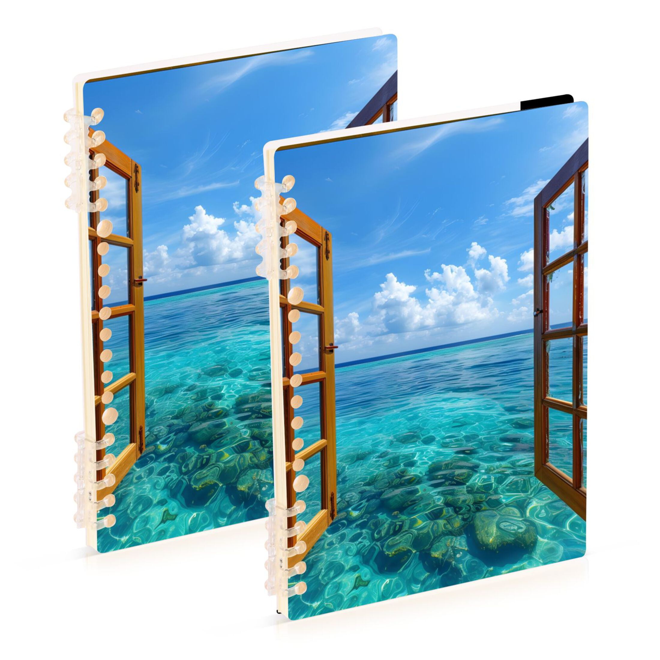 Outside The Window Ring Binder Notebook Journey Note Diary College ...