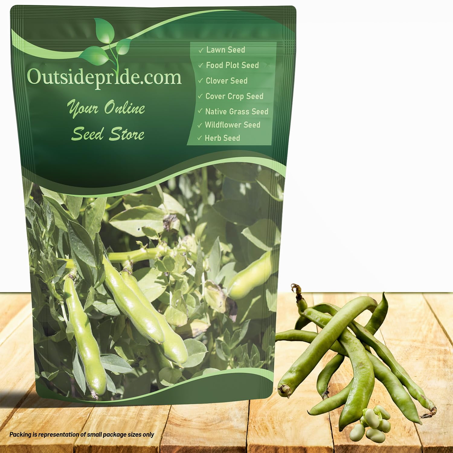 Outsidepride Annual FavaITSC Beans Seeds - 1 oz. High-Protein Forage ...