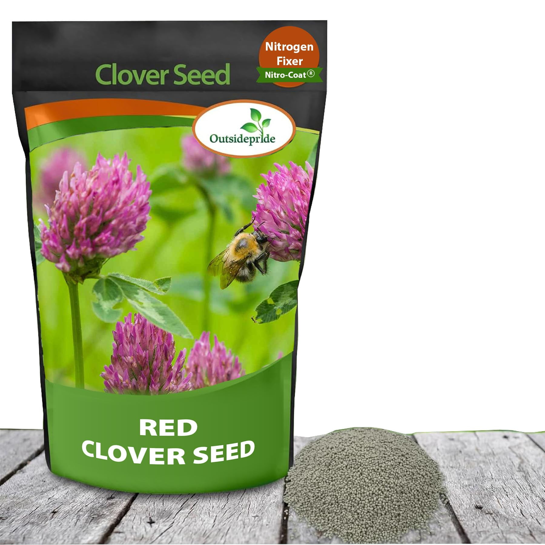 Outsidepride Perennial Red Clover Seeds - MVR1 2 lbs. Self-Seeding, Inoculated Clover Seeds for ...