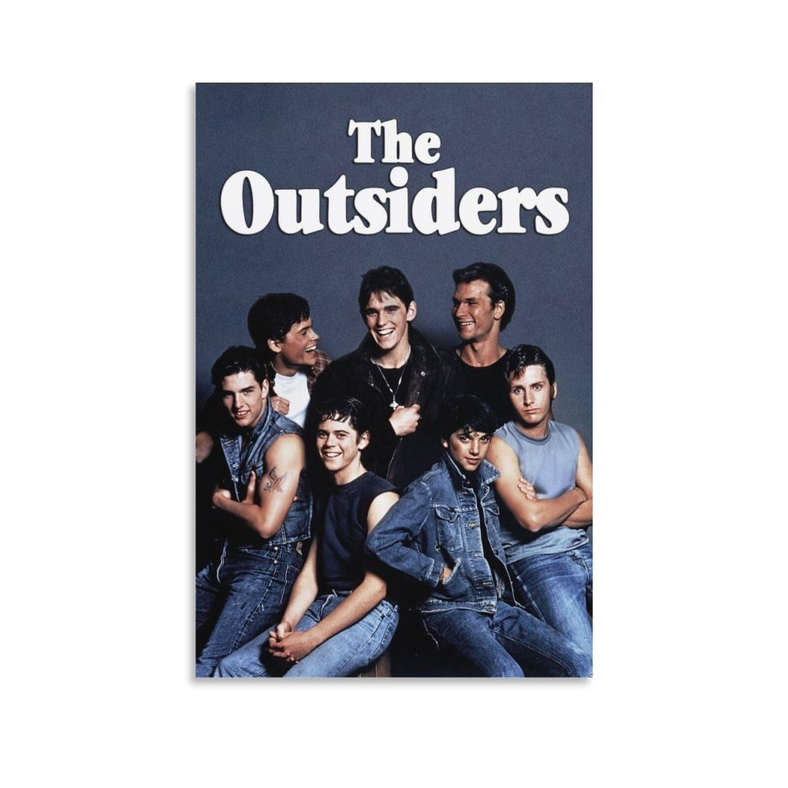 The Outsiders Classic Crime Movies Vintage Art Poster Ralph Macchio ...