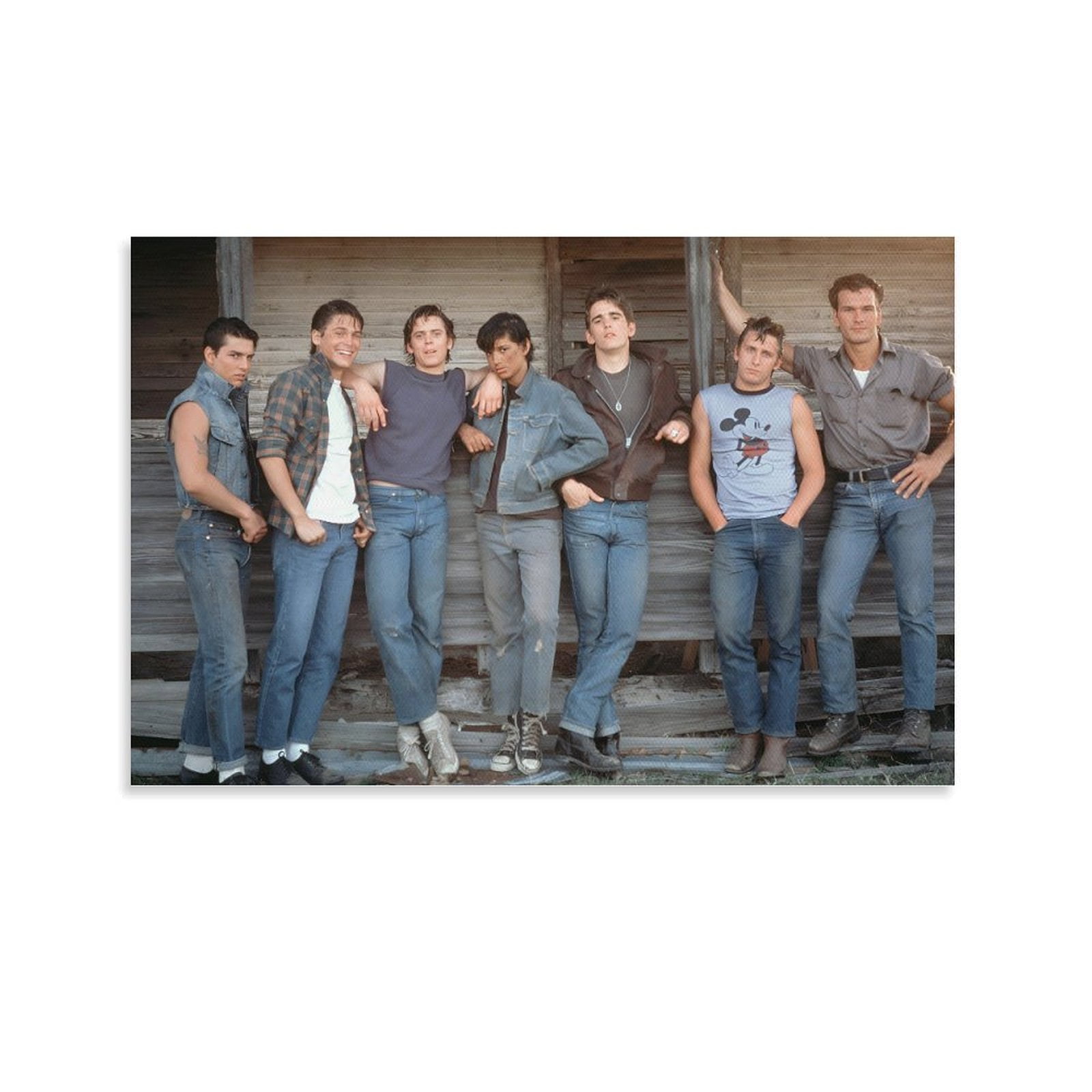 The Outsiders Classic Movie Posters & Prints(3) Canvas Wall Art Poster ...