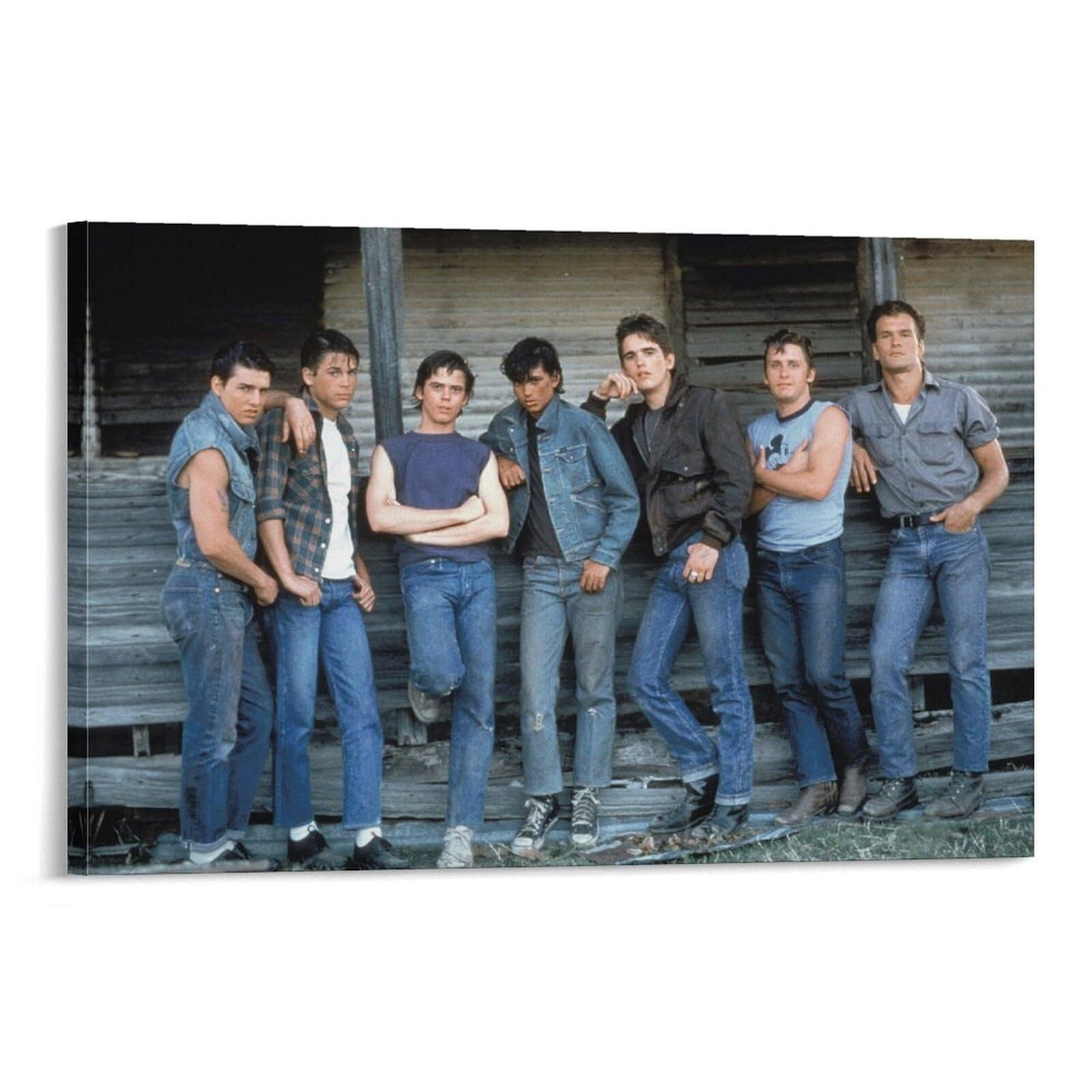 The Outsiders Movie Ponyboy Curtis Dallas Winston Canvas Poster Print ...