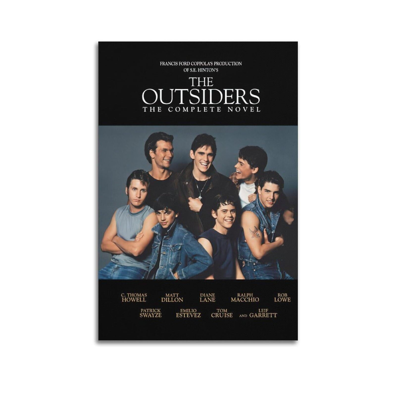 The Outsiders Movie Poster Teen Drama Office Poster Retro Poster Poster ...