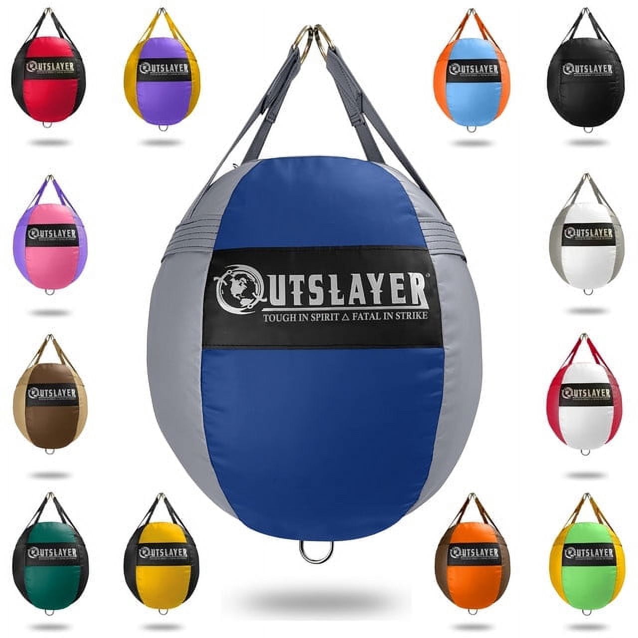 Outslayer 70lb Wrecking Ball Heavy Bag for Boxing, MMA, Muay Thai ...