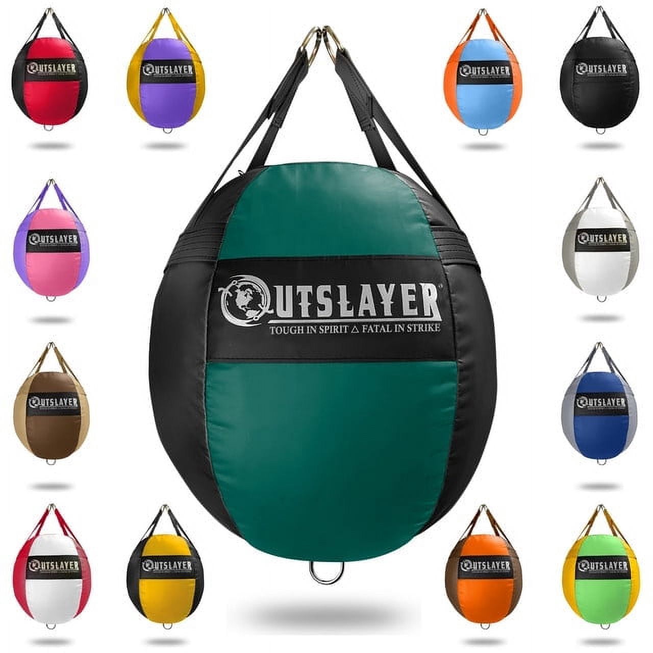 Outslayer 70lb Wrecking Ball Heavy Bag for Boxing, MMA, Muay Thai ...