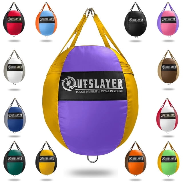 Outslayer 70lb Wrecking Ball Heavy Bag for Boxing, MMA, Muay Thai ...